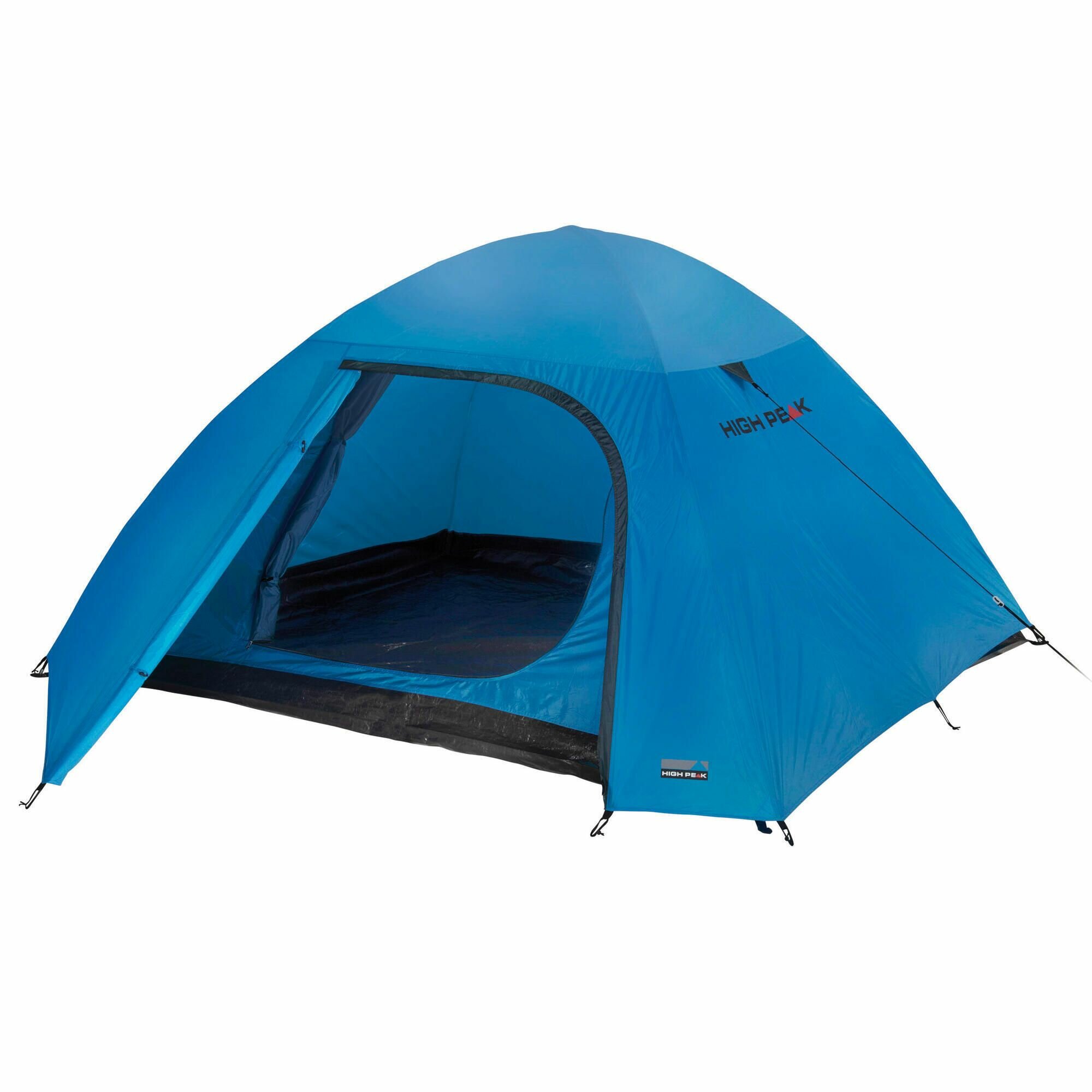 Палатка High Peak Kiruna 4, Decathlon, Цвет: Синий, Размер: 4 человека