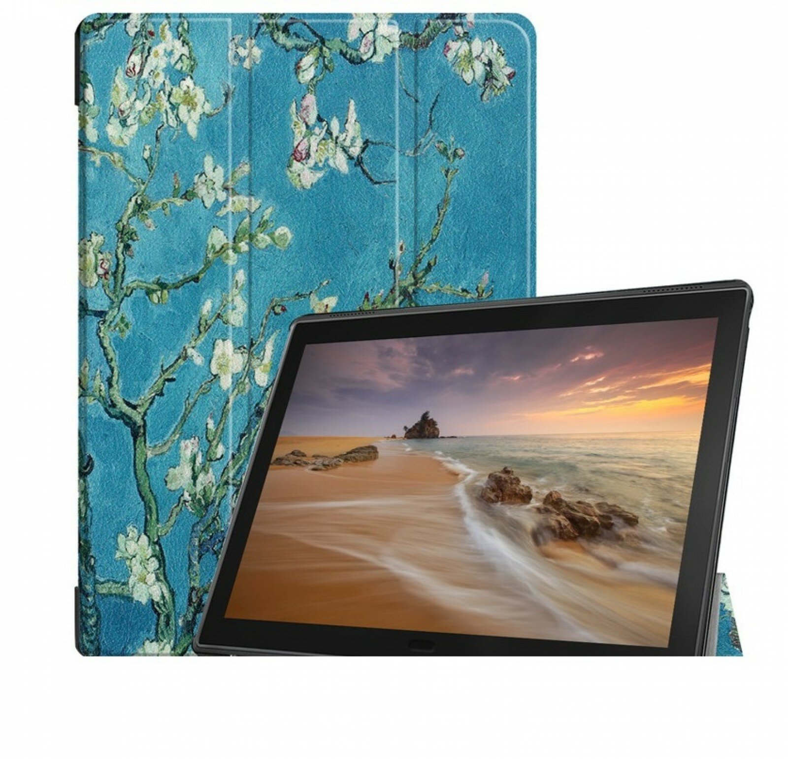 Чехол-обложка MyPads для Samsung Galaxy Tab S7 11 SM-T870 / T875 и Galaxy Tab S8 тонкий с магнитной застежкой