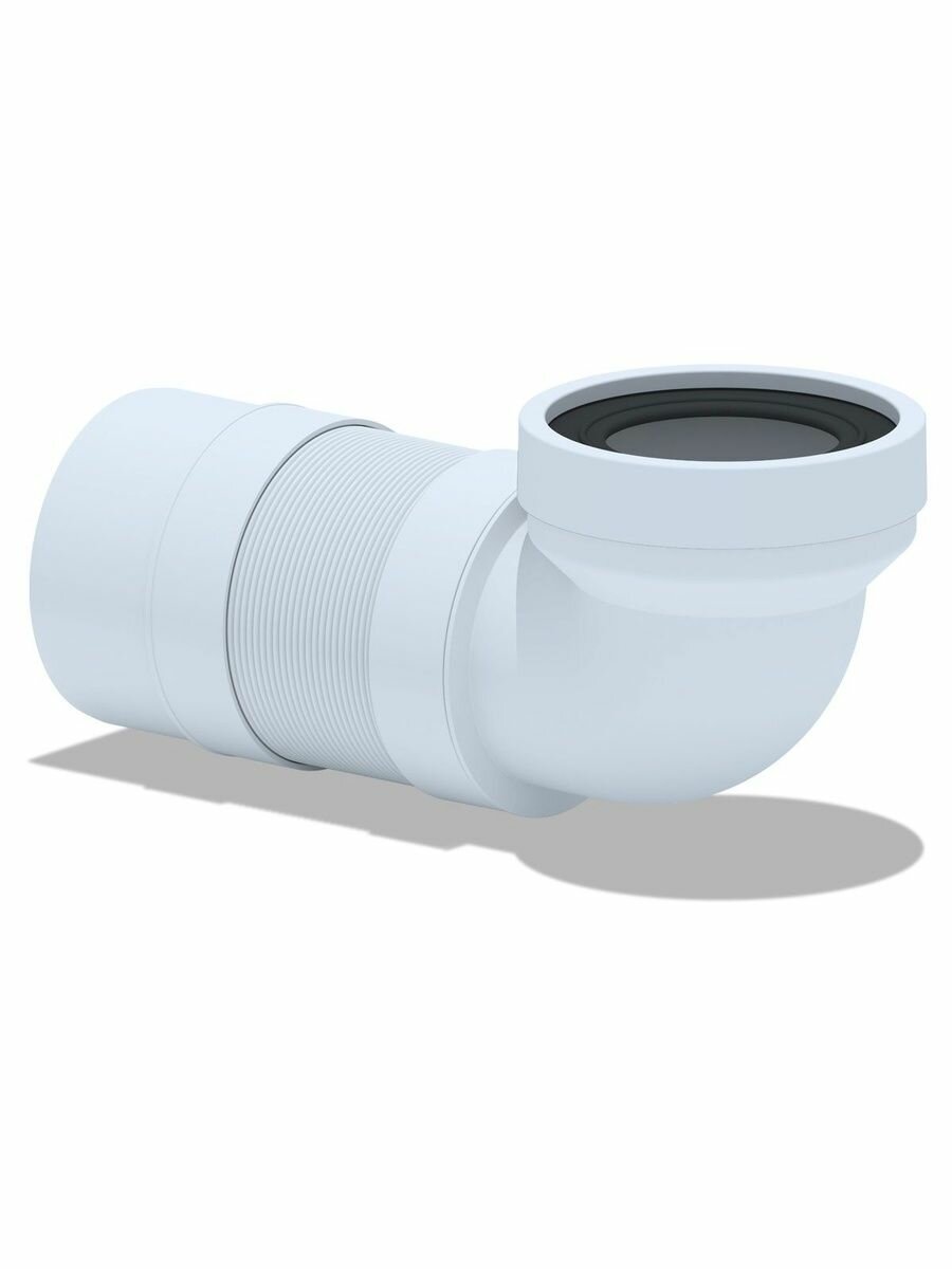 Гофра для унитаза АНИпласт К712 R угол 90* 110мм