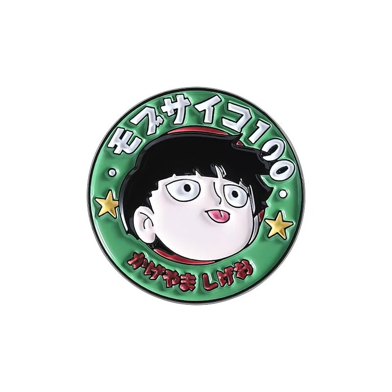 Эмалевая булавка Mob Psycho 100, цвет 9