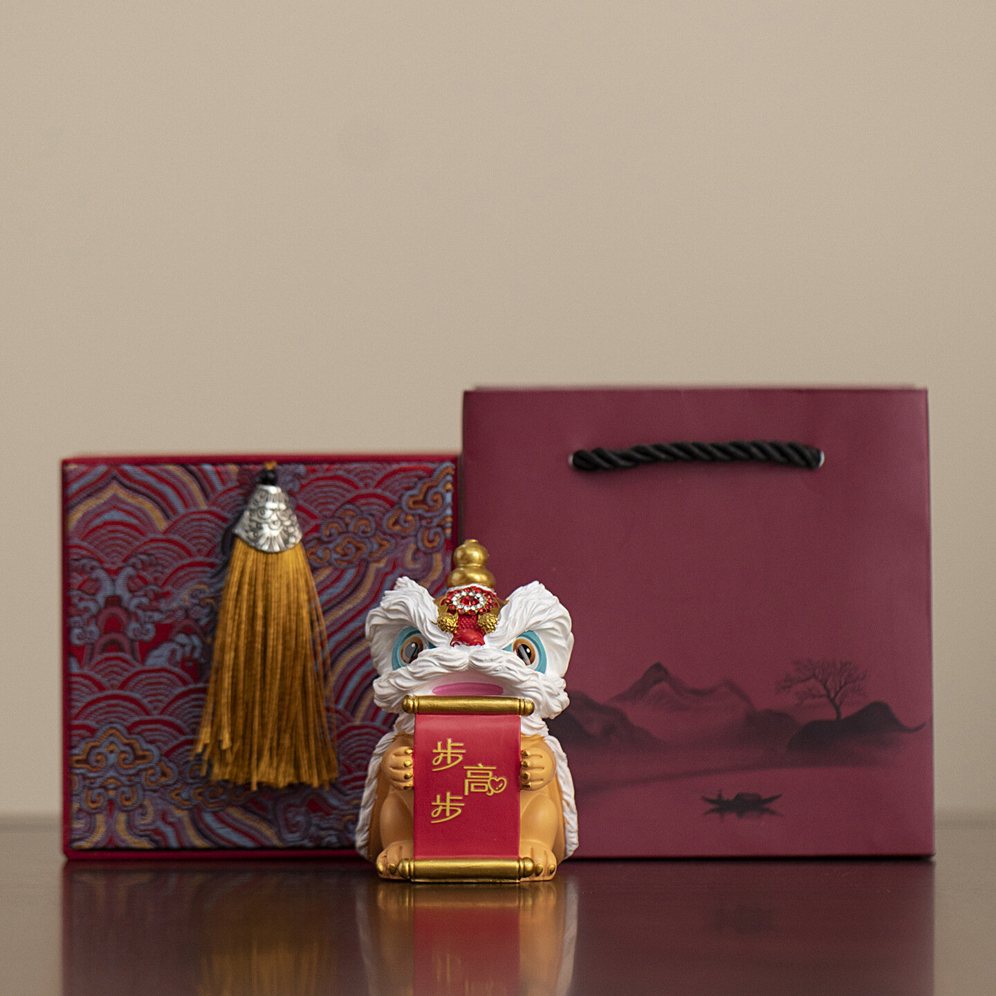 Креативные культурные украшения в китайском стиле с изображением танца льва, небольшие подарки на открытие магазина, новоселье, подарки для нового дома, сувениры и ответные подарки.