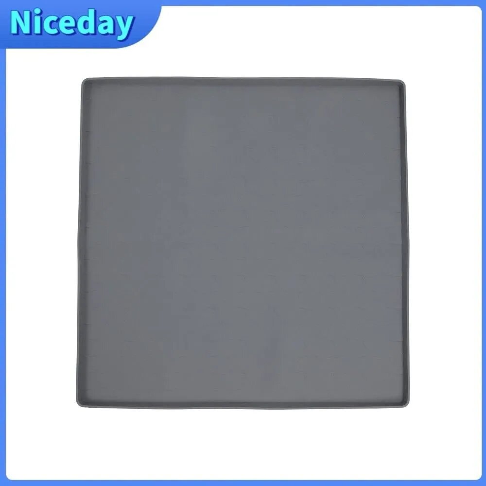 Серый силиконовый коврик для стиральной и сушильной машины 23.62x23.62 дюйма.