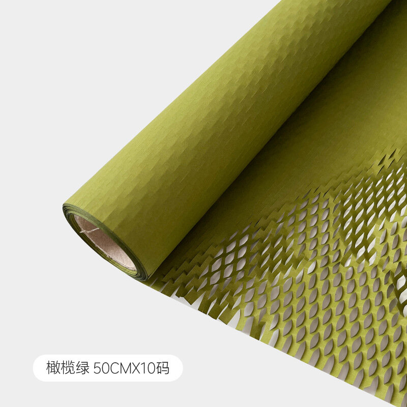 Бумага Xinyou Honeycomb Paper Mesh Art Paper, однотонная бумага для упаковки цветов, бумага для упаковки букетов, материал для флористического магазина, материал для рукоделия, подкладочная бумага.