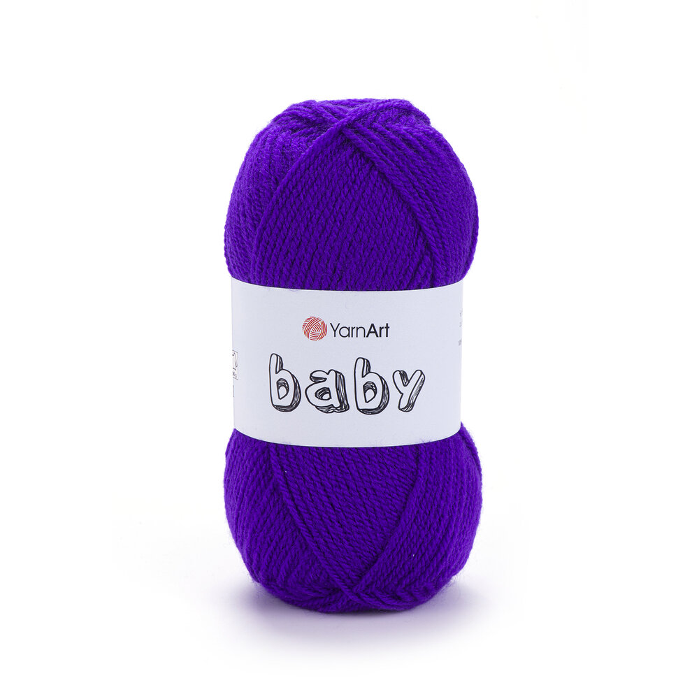 Пряжа для вязания YarnArt Baby 203 фиолетовый 50 гр/150 м 100% акрил