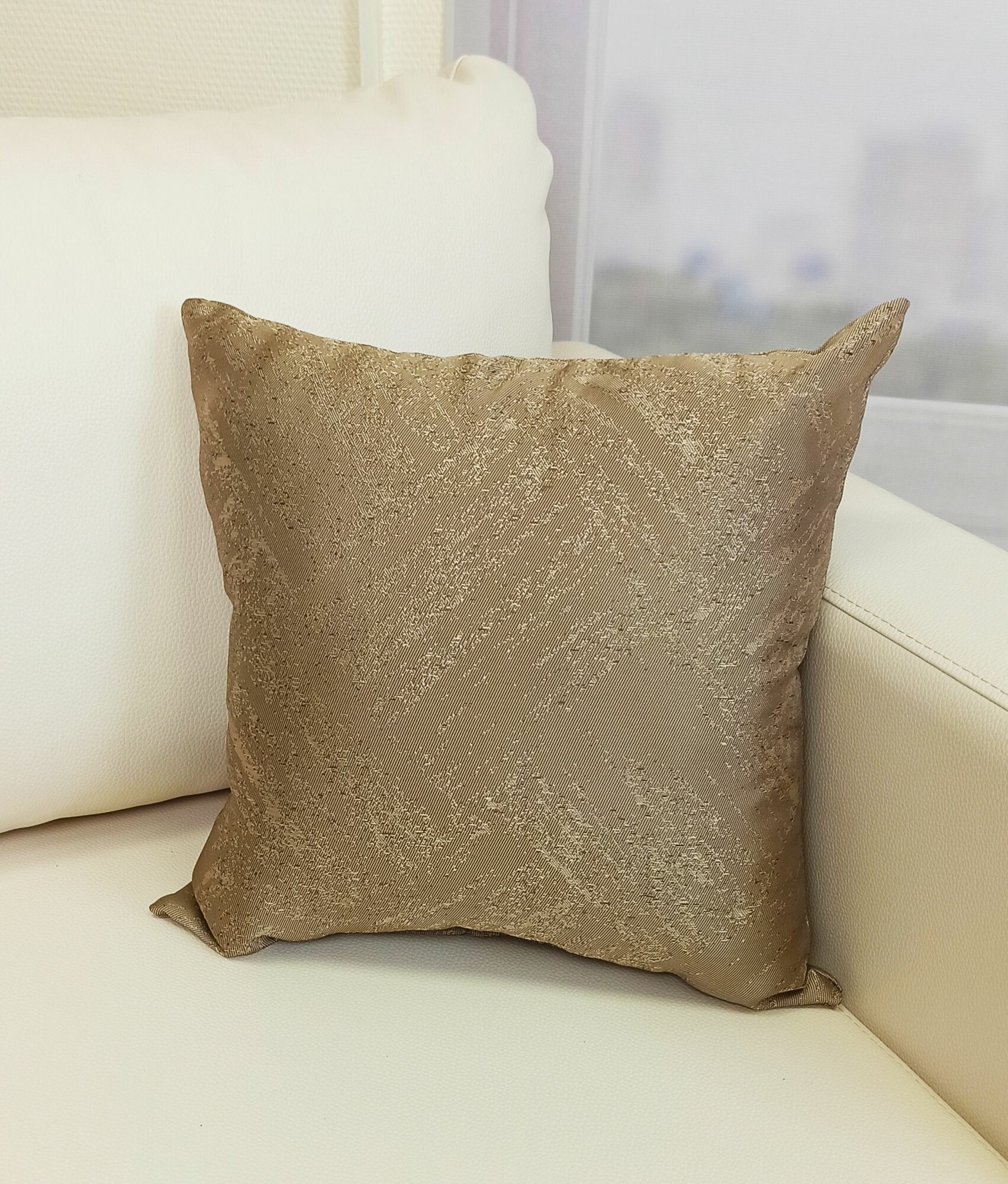 Декоративная подушка "Кружева" Жаккард Лофт, размер 40х40 см