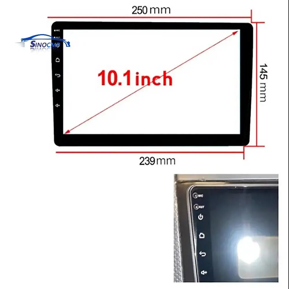1 шт. 9-дюймовый сенсорный ЖК-дисплей для автомагнитолы TEYES CC2 CC3, встраиваемый в приборную панель, замена экрана автомобиля