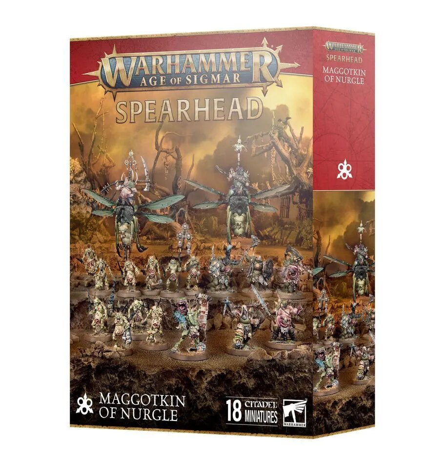 Набор Спирхед Warhammer: Age of Sigmar Maggotkin of Nurgle Spearhead