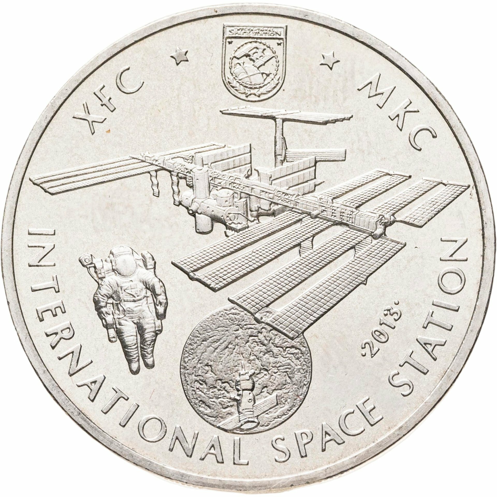 Казахстан 50 тенге 2013 Международная космическая станция (МКС)