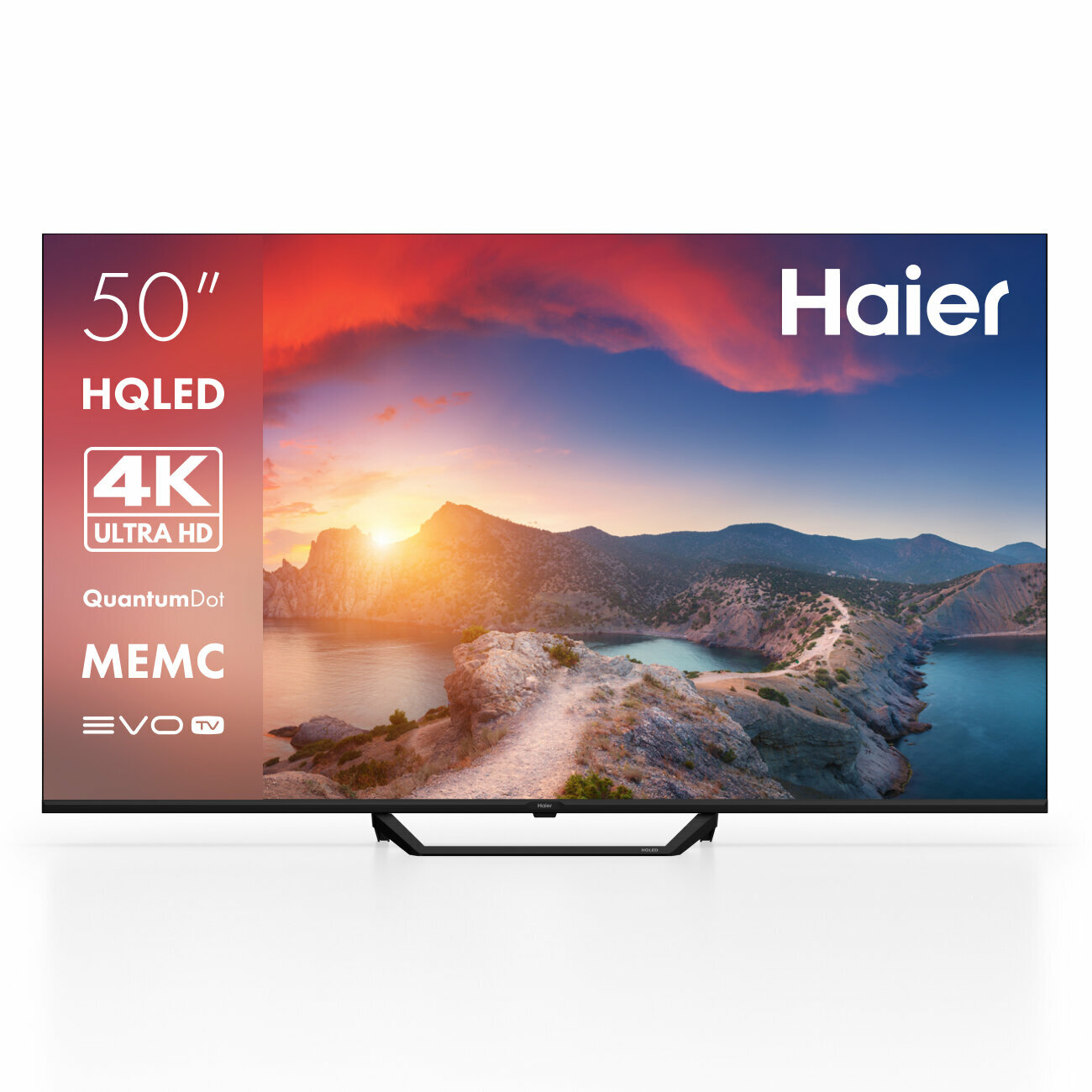 Телевизор HAIER 50" Smart TV S2 Pro, 4K UHD, HQLED, WiFi, HDR 10 (DH1VLZD02RU)