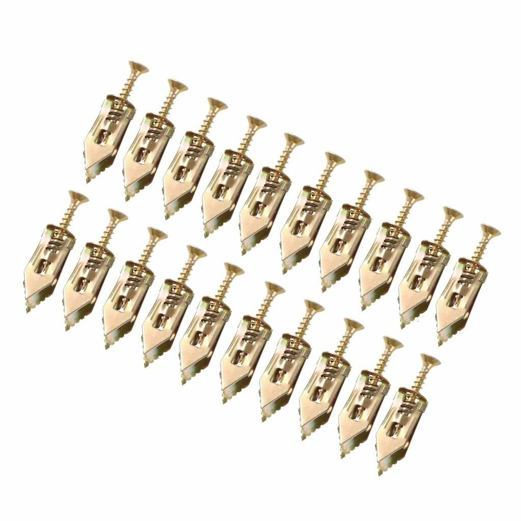 Самосверлящие дюбели для гипсокартона, 20 комплектов