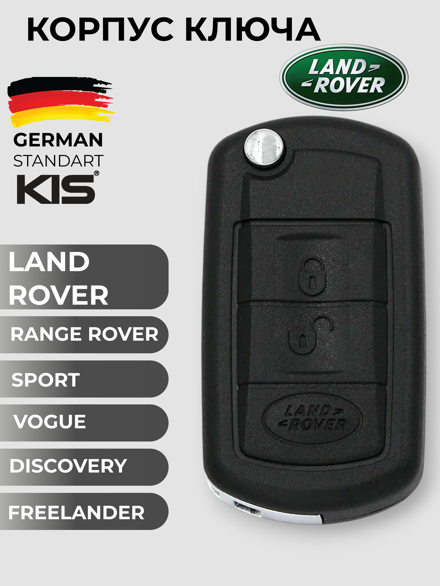 Корпус ключа зажигания LAND ROVER