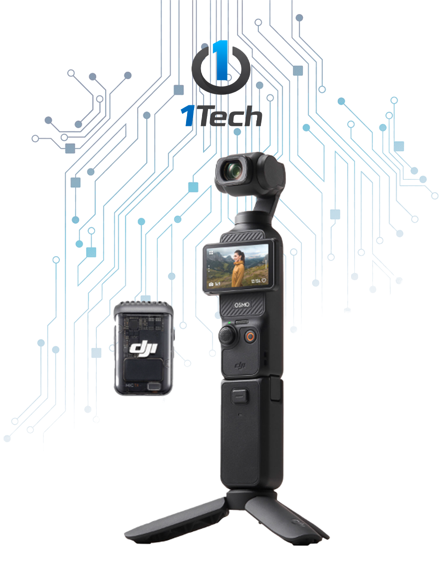 Экшн-камера DJI Osmo Pocket 3 Creator Combo, Видеокамера с 1' CMOS и видео 4K / 120 кадров в секунду, черный