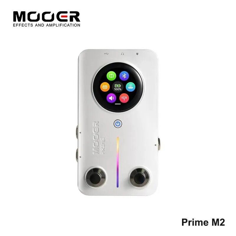 Напольный интеллектуальный эффектор MOOER PRIME M2 белый процессор эффектов