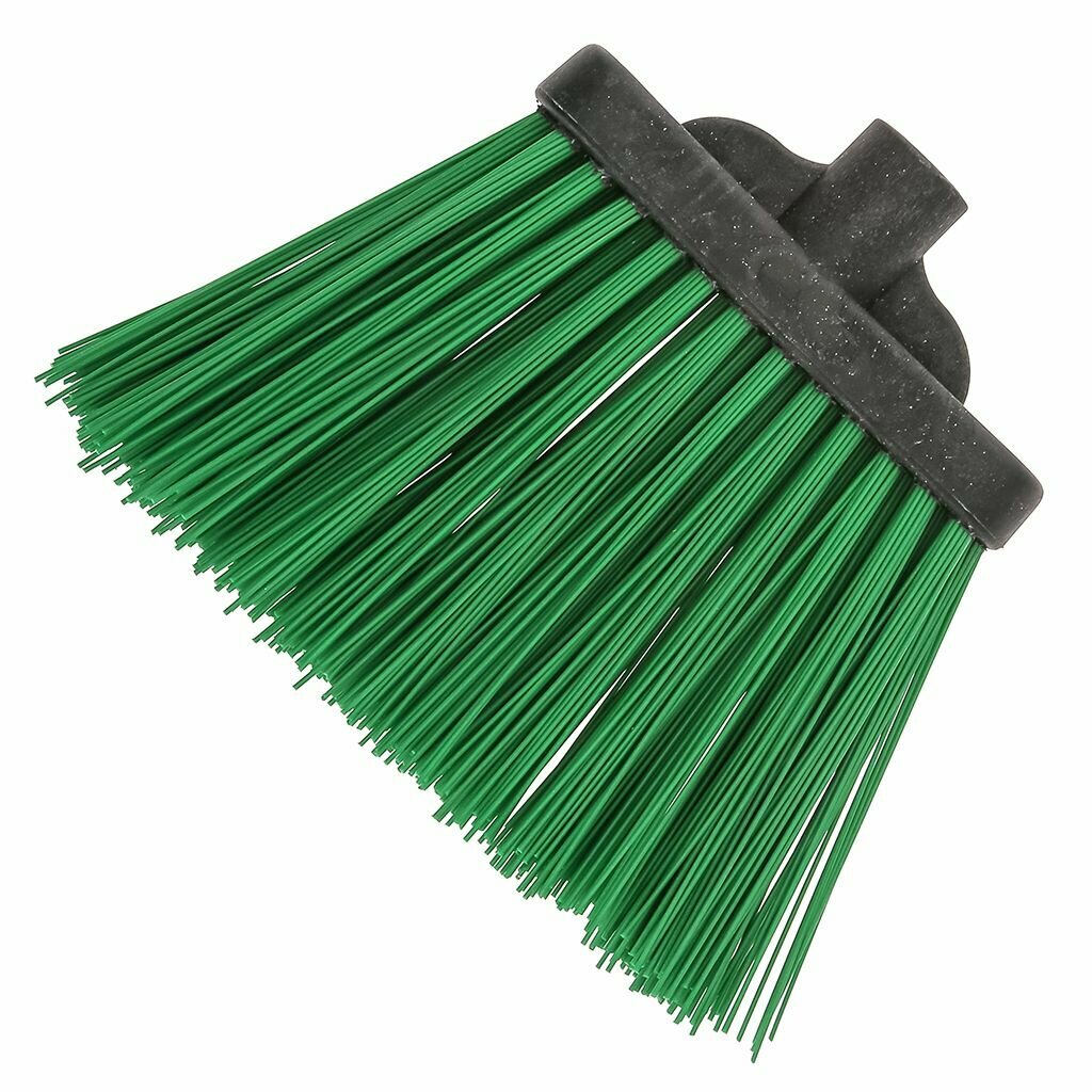 Метла полипропиленовая Домашняя Мода компактная, длина щетины 13 см, тулейка без резьбы