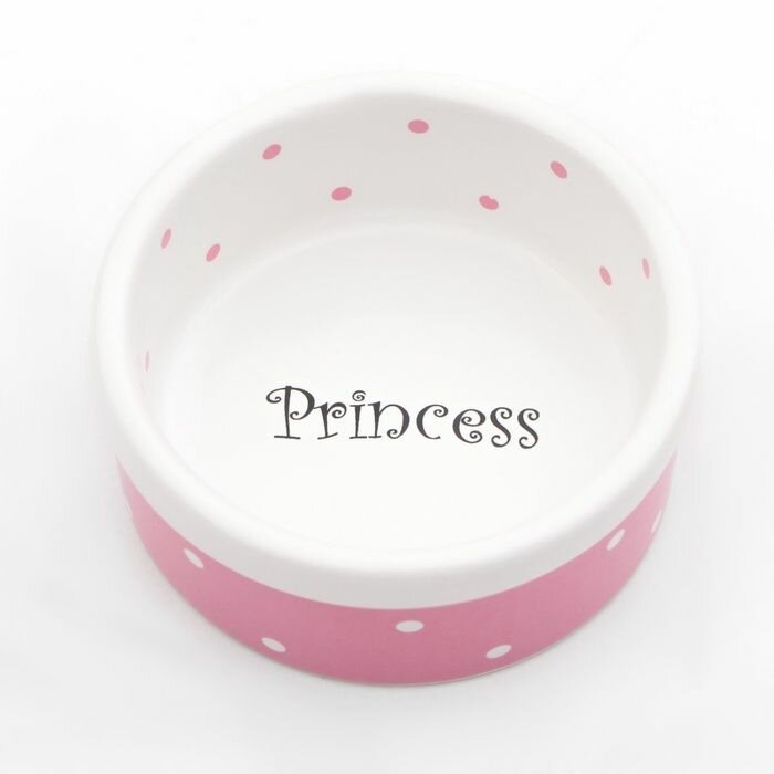 Миска для животных керамическая "Princess" малая, 100 мл