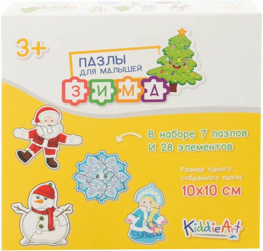 Пазл KiddieArt Зима, 28 деталей