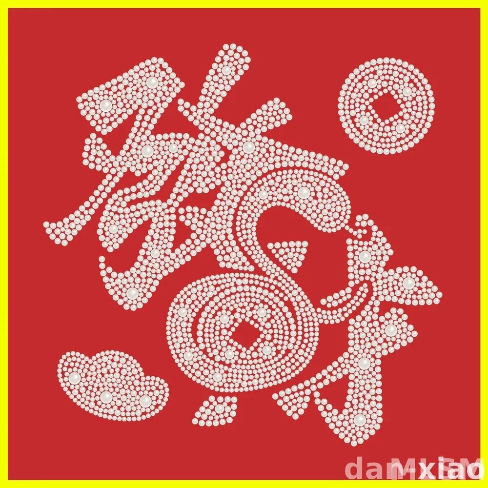 Круглая картина из перламутровой смолы, DIY серия персонажей, 30*30 см