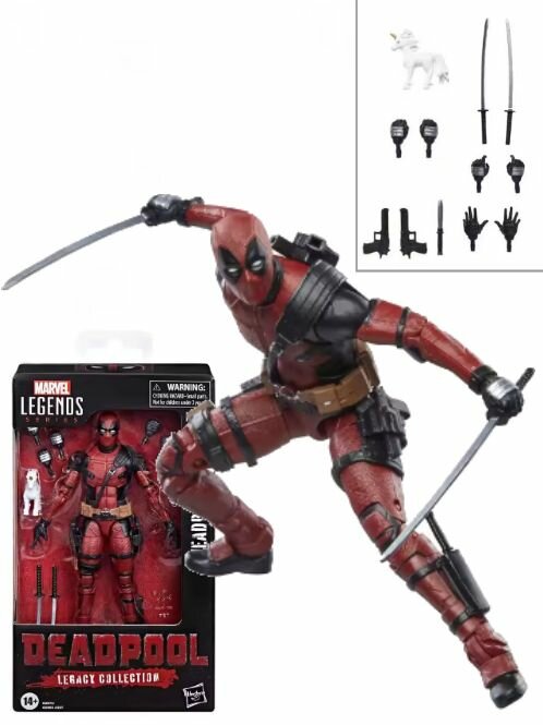 Марвел Люди Икс Дэдпул / X-Men Deadpool 15см шарнирная фигурка