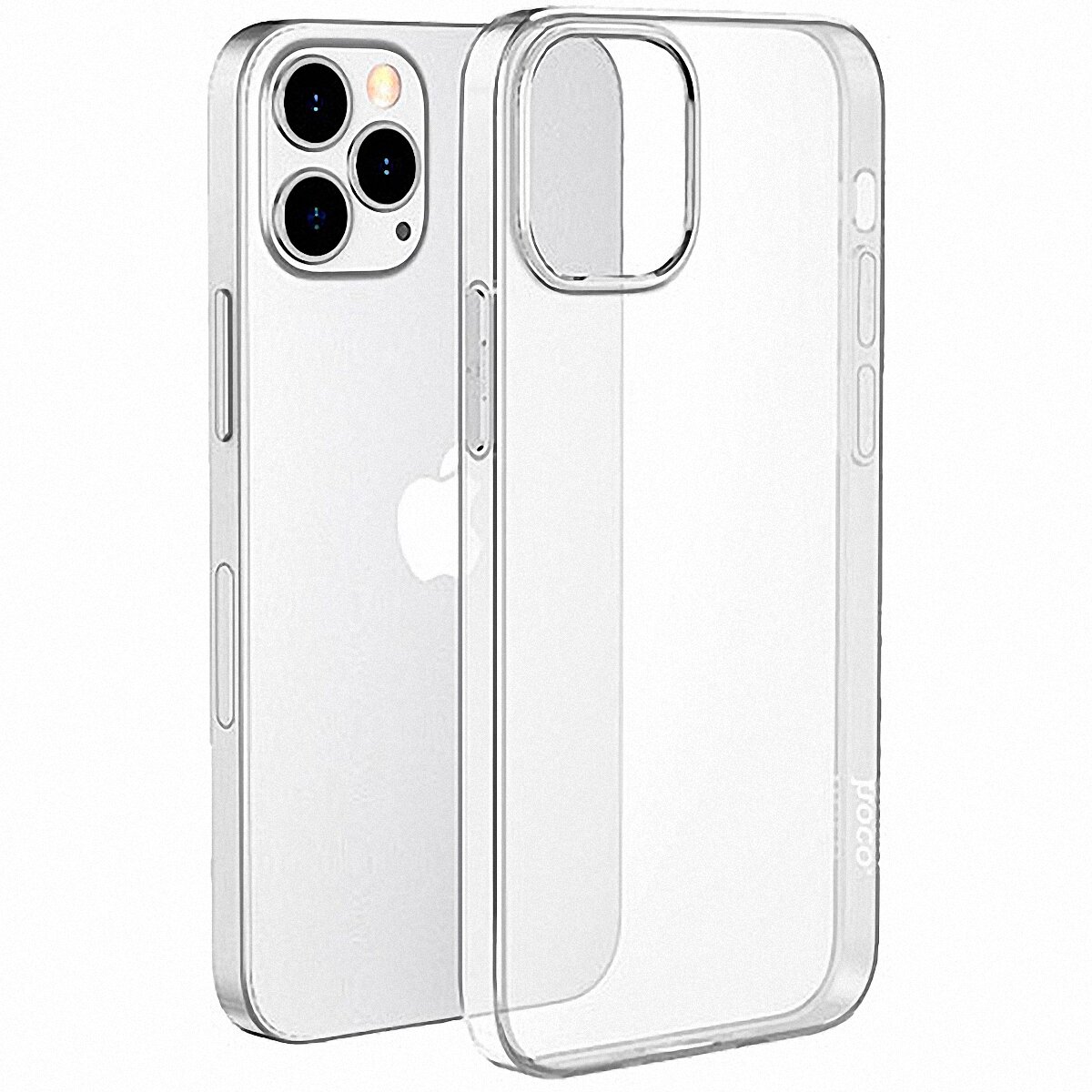 Накладка для Apple iPhone 12 mini силиконовая прозрачная глянцевая, HOCO