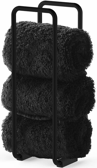 Decor Walther DW 223 Полотенцедержатель 27см, напольный, цвет: черный матовый