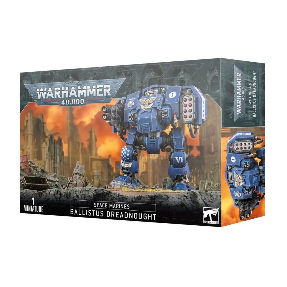 Warhammer 40000 Ballistus Dreadnought - Сборная миниатюра для покраски