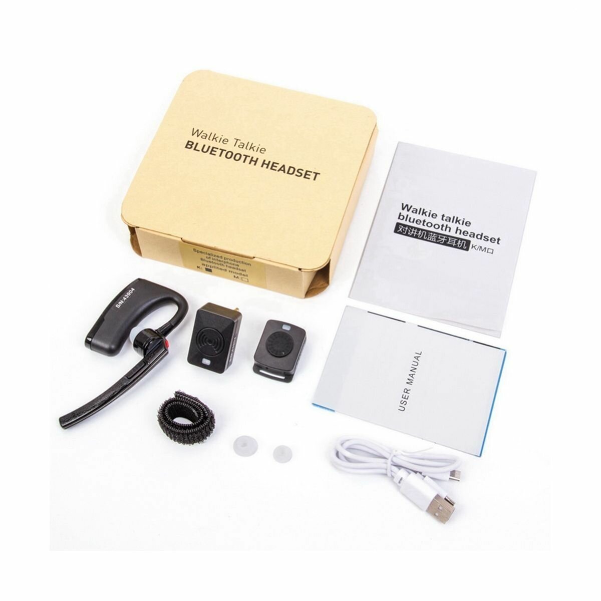 Беспроводная Bluetooth-гарнитура рации Гарнитура Универсальная подвесная с головкой K для Baofeng 5R