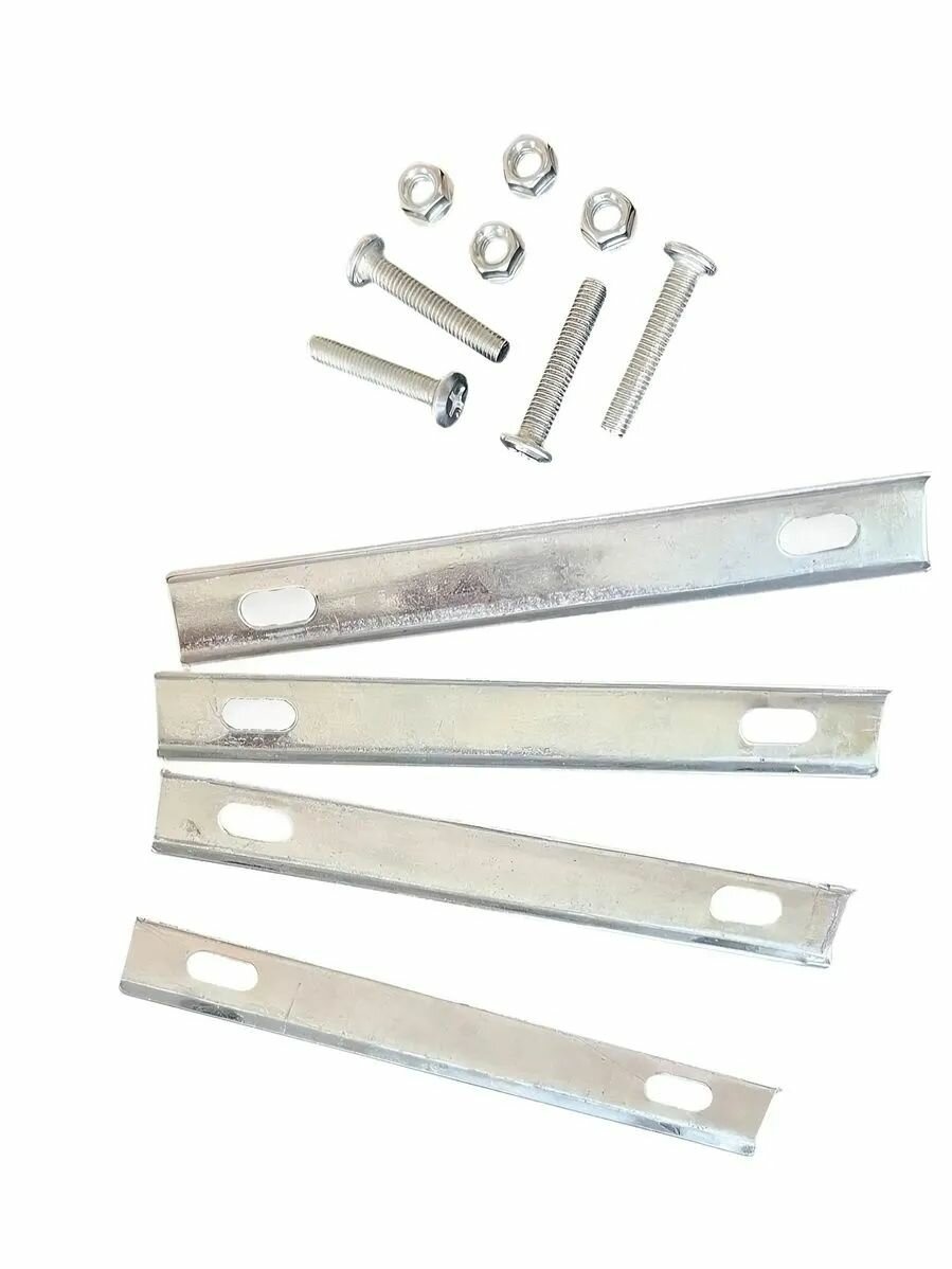 Комплект креплений для задней велокорзины / крепеж для велосипедной корзины