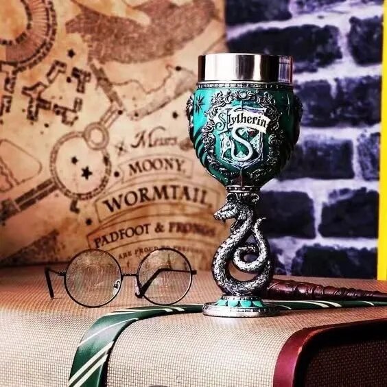 Кубок Harry Potter Слизерин 200 мл, подарочный кубок, 1 шт - для вина