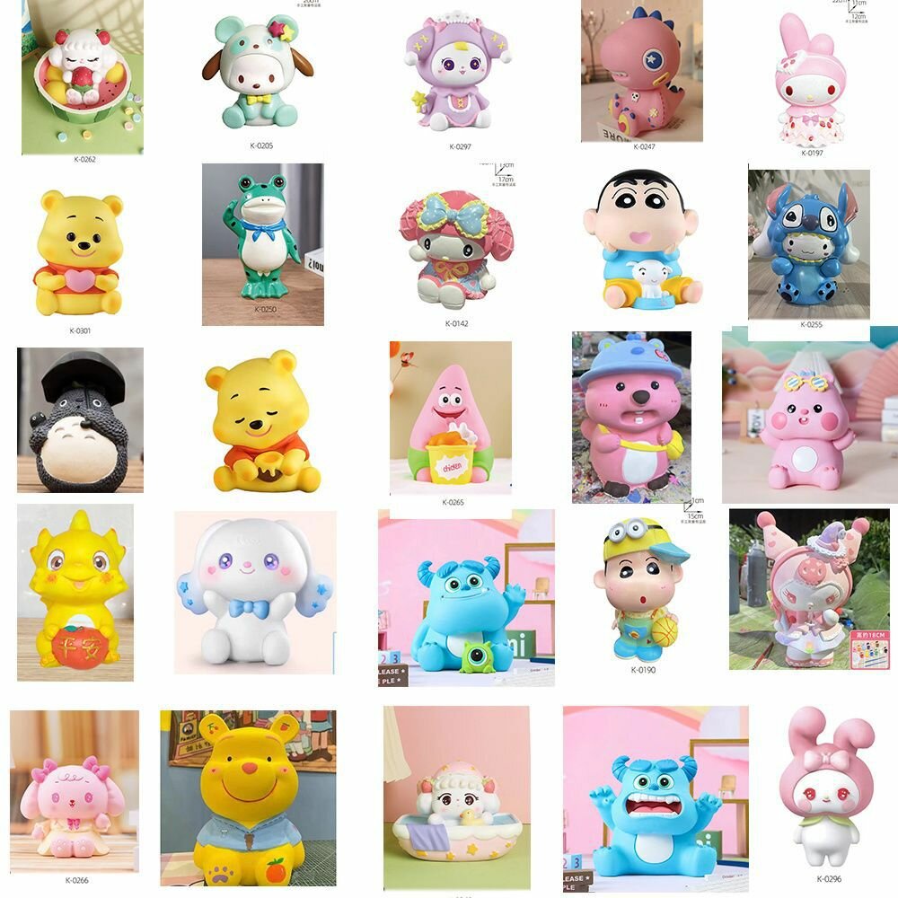 Гипсовые фигурки для рисования, пустые заготовки для детских художественных проектов, идеально подходят для продажи на парковых и ночных рынках, оптовые поставки с бесплатной доставкой на единичные товары.