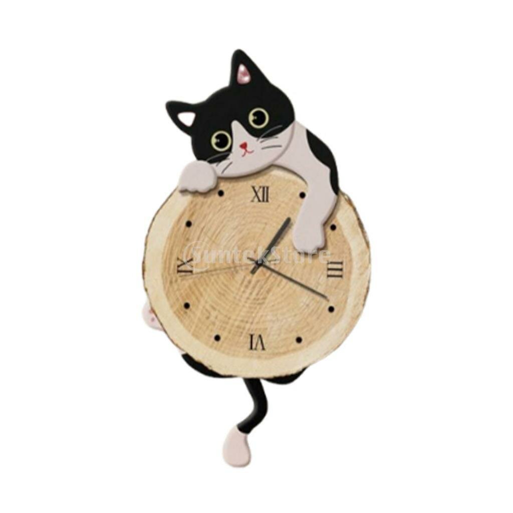Маятниковые настенные часы Lovely Cartoon Bedroom 29смx51см