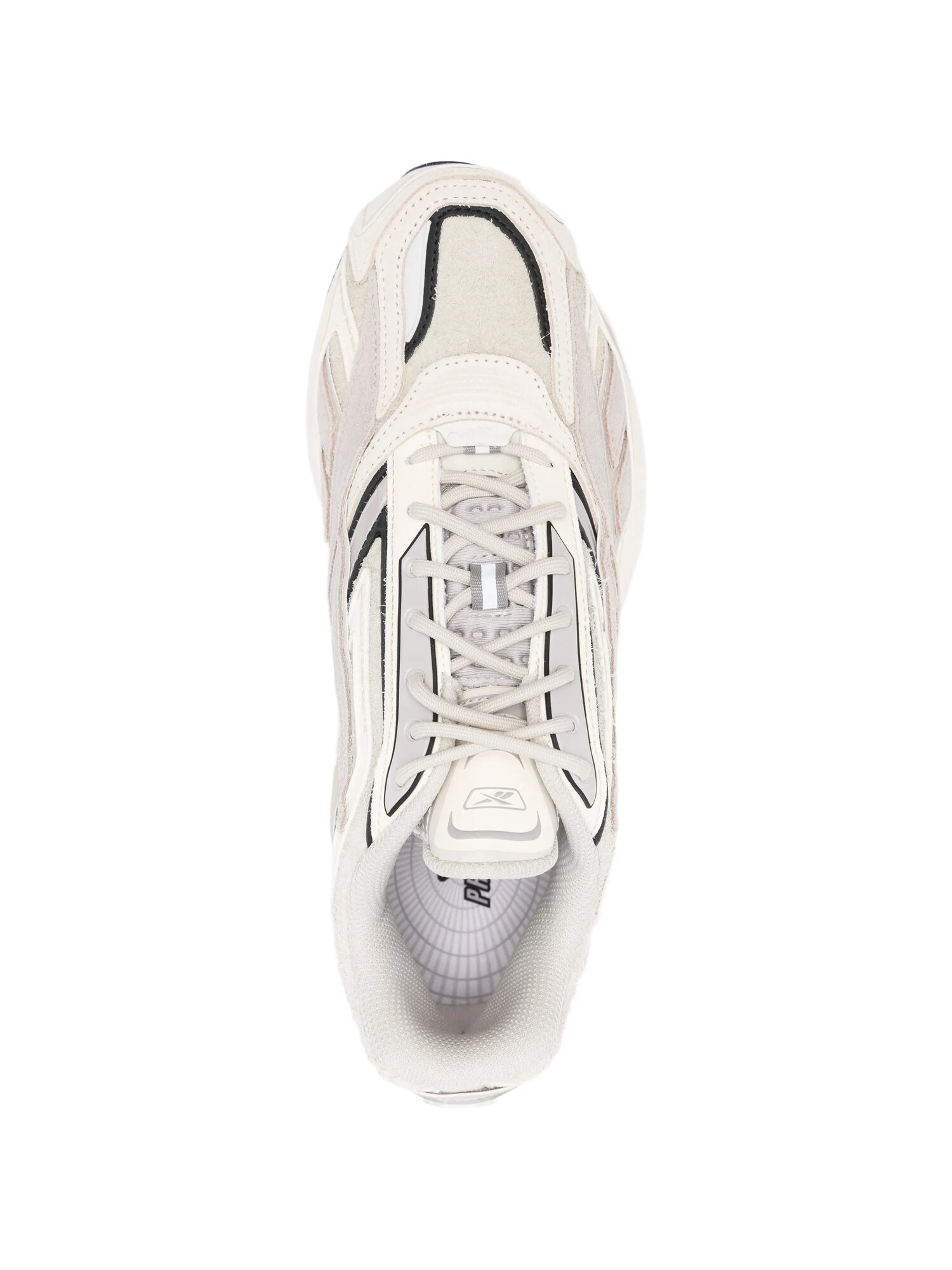 Кроссовки Reebok Beige leather sneakers, размер 7,5 US, разноцветный — фото 1