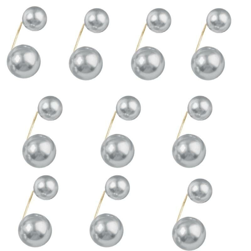 Клипсы-укоротители для брюк, Синий и серый - 10