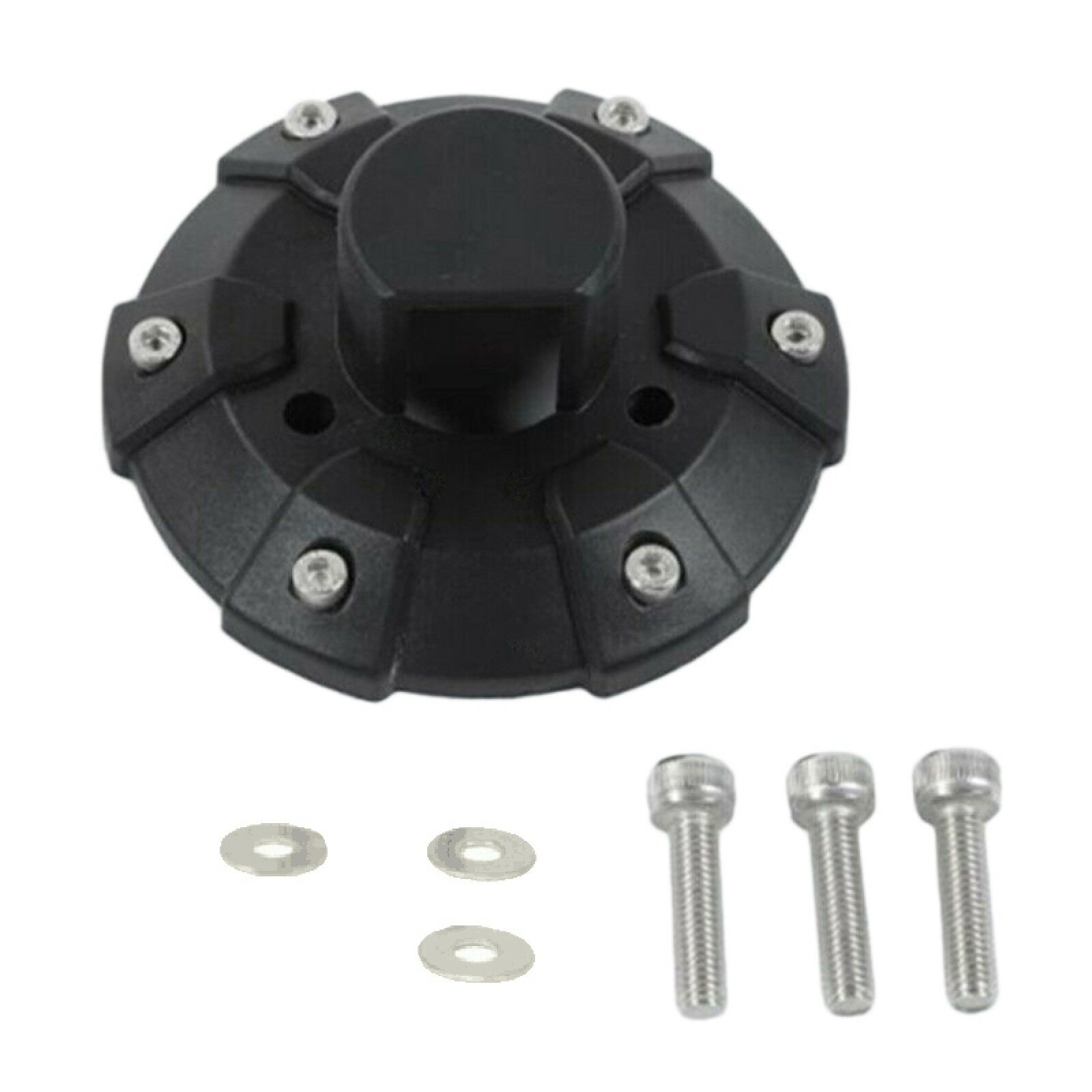 Крышка основания автомобильной антенны MyPads для Jeep Wrangler TJ JK JL JT 2007-2020 черная