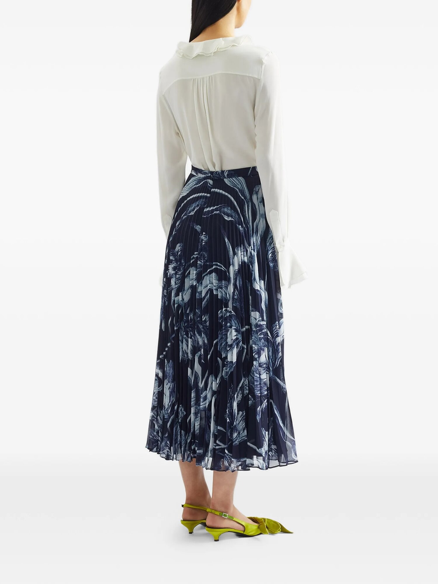 Рубашка Erdem Ruffled floral shirt, размер 14 — фото 1
