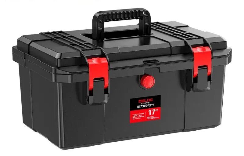 Ящик для инструментов Delixi Electric 39.5 х 25.5 х 17.5 см, 5 отделений, ABS пластик