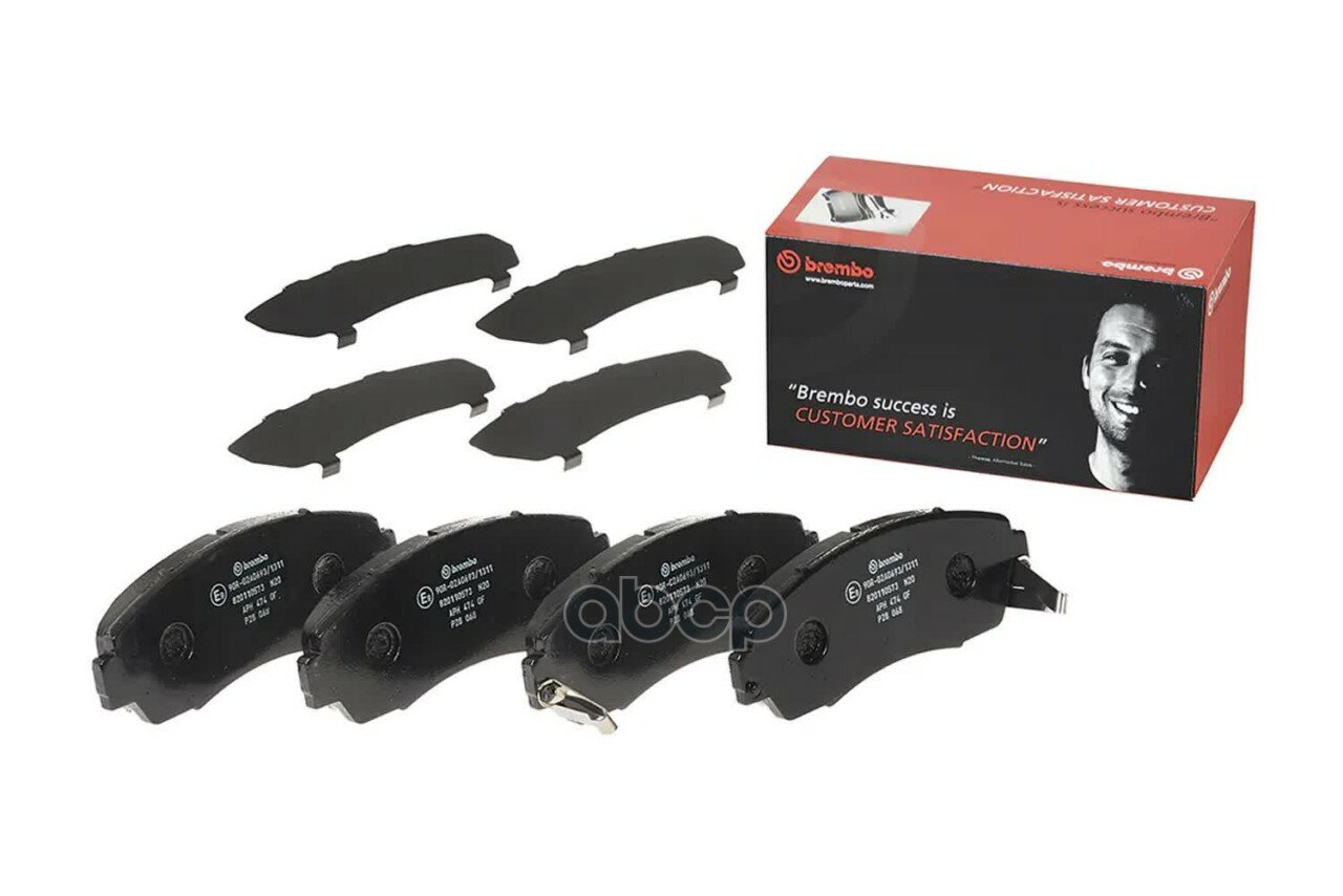 P28068 колодки дисковые передние! Honda CR-V 2.0/2.2 07> Brembo арт. P28068