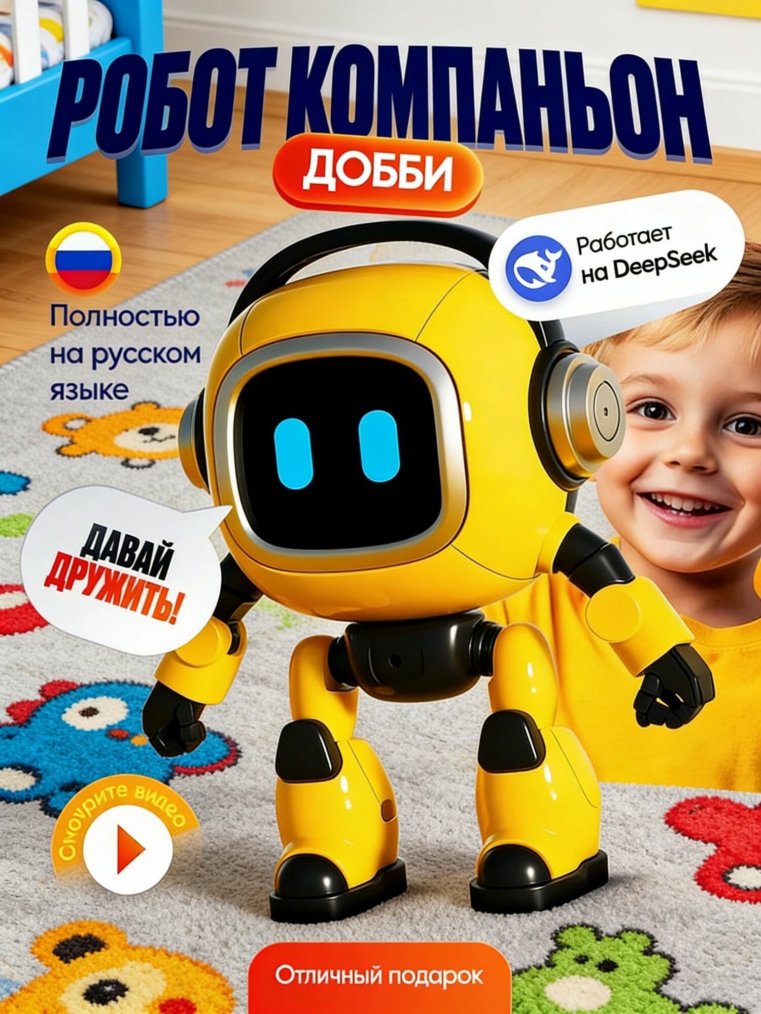 ИИ робот компаньон "Добби"