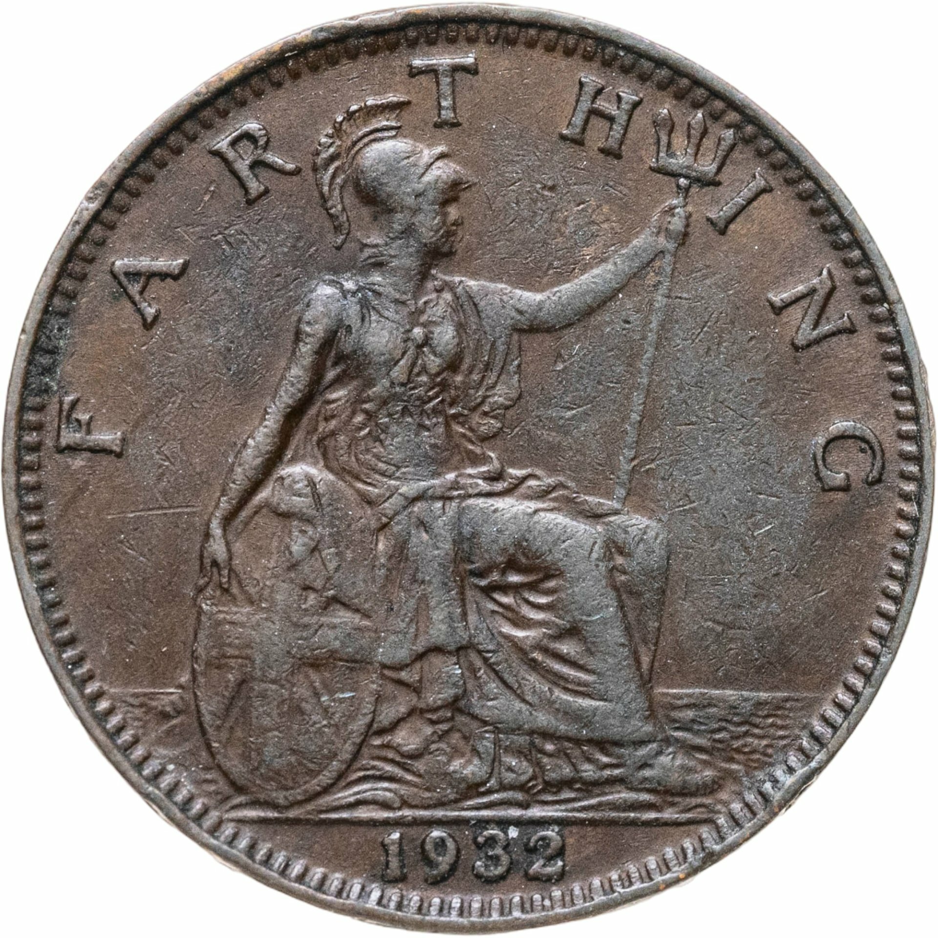Великобритания 1 фартинг (farthing) 1932
