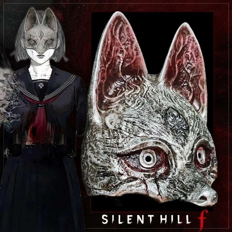 SILENT HILL f Shimizu Hinako Fox Маска Косплей Костюм Реквизит Аксессуары Для Женщин Девочек Мужчин Половина Волка Маска Карнавальная Ролевая Игра