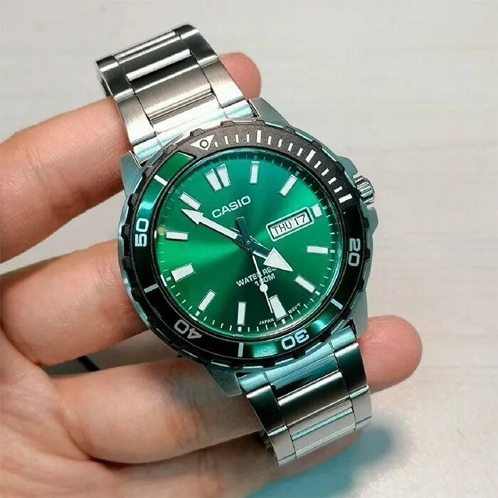 Наручные часы CASIO, зелeный — фото 1