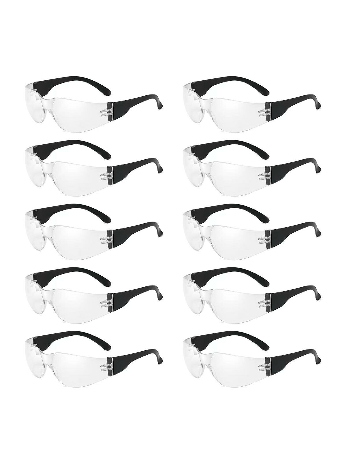 10шт Детские защитные очки Легкие, устойчивые к царапинам Очки