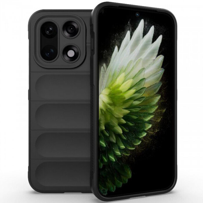 Flex Silicone Противоударный чехол для OnePlus 15 5G с защитой камеры и микрофиброй