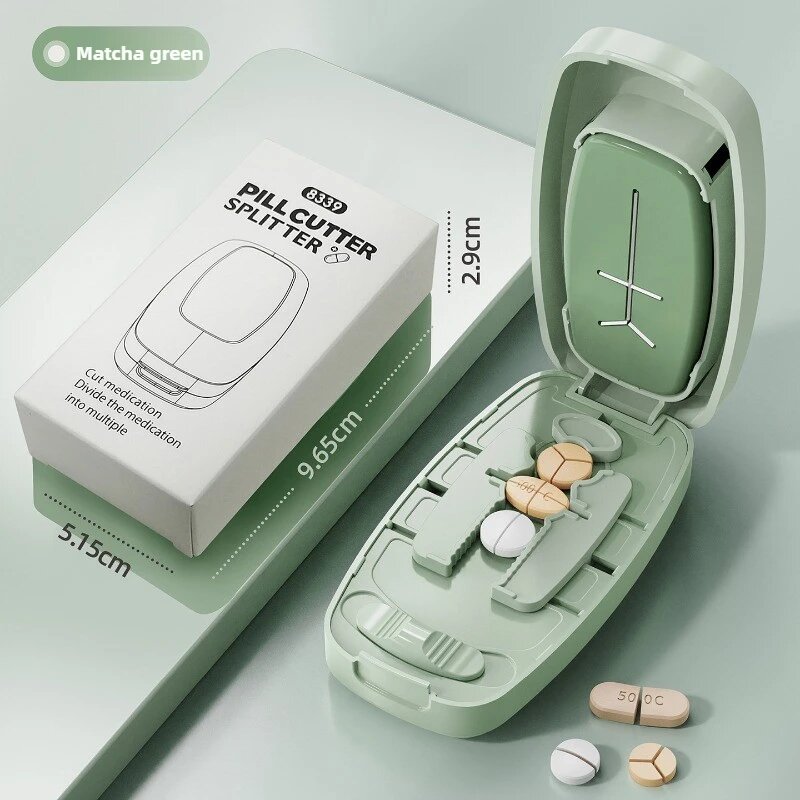 Резак для таблеток 3 в 1, Green 1