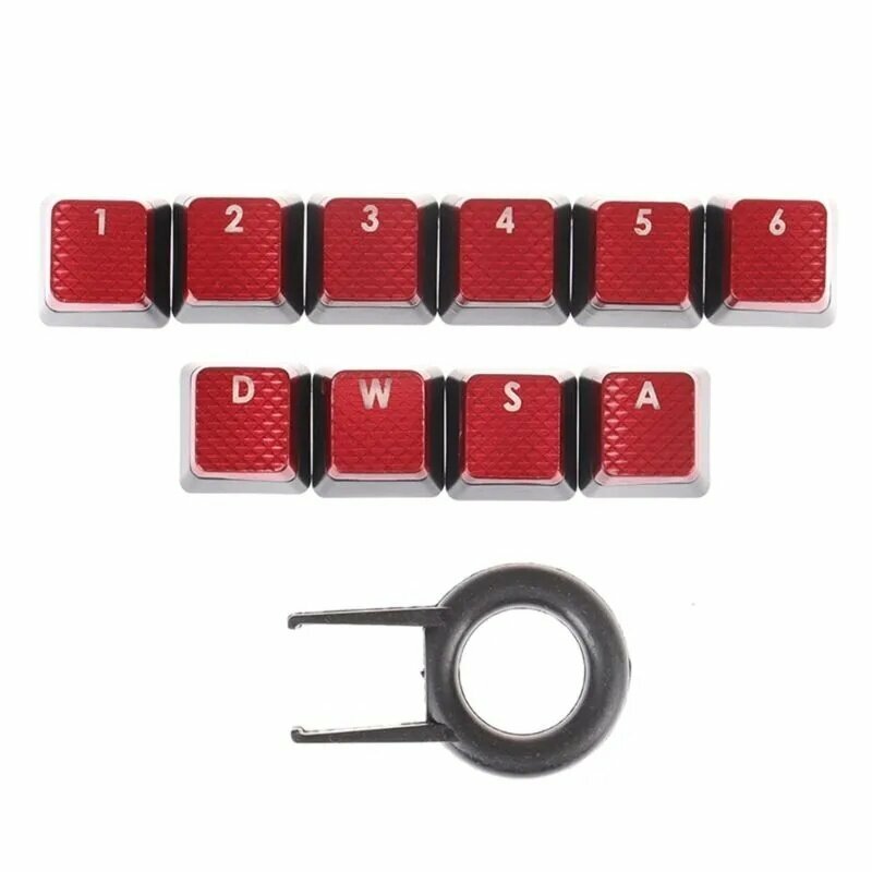 Набор RGB-кейкапов для Corsair K70/K95/K90/K63/K65, красный