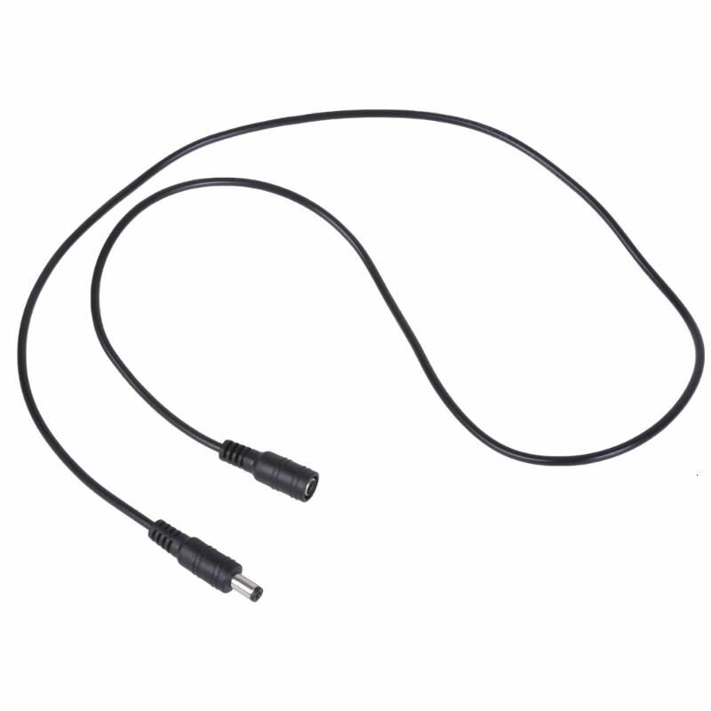 Кабель-удлинитель питания 5,5x2,1 мм, Черный - 10m