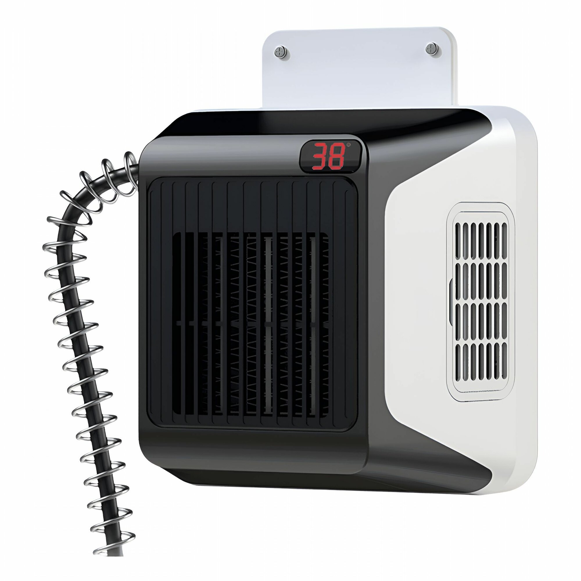 HIBIBUD Обогреватель для домика для собак с термостатом, 300-600W, 2 режима, настенный, защита от перегрева.