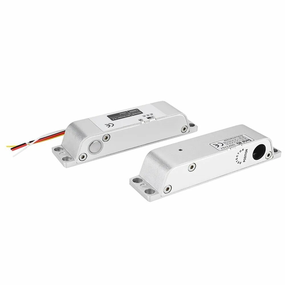 Электромагнитный замок для ворот DC12V 1000KG из металла с магнитной индукцией для систем контроля доступа, рабочий ток 200mA, стартовый ток 1.2A, задержка 0s/3s/6s, диаметр цилиндра 12.5мм