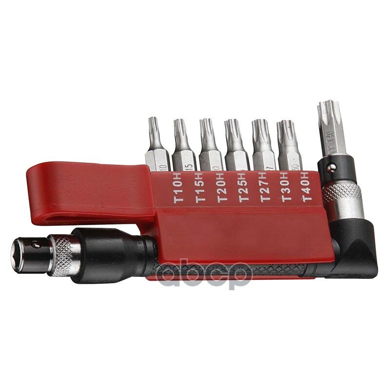 Отвертка с битами TORX Т10Н-Т40Н 1/4DR 8 предметов FORCE 2081 FORCE арт. 2081
