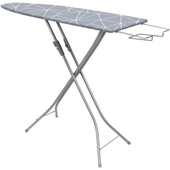 Гладильная доска Nika Bell unior 1 с линиями на сером 107х34,5 см (БЮ1МП/ЛС)