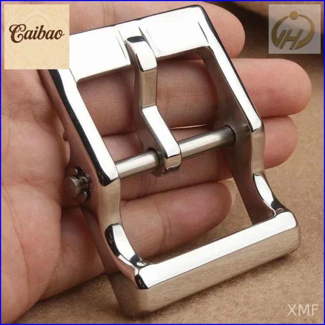 Армейская бляха из нержавейки 40 мм, надежная пряжка для мужского ремня